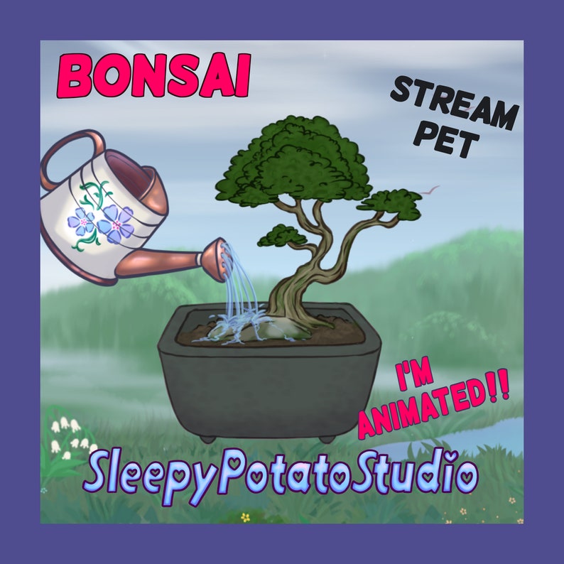 Bonsai Tree Animated Stream Pet Watering - Etsy