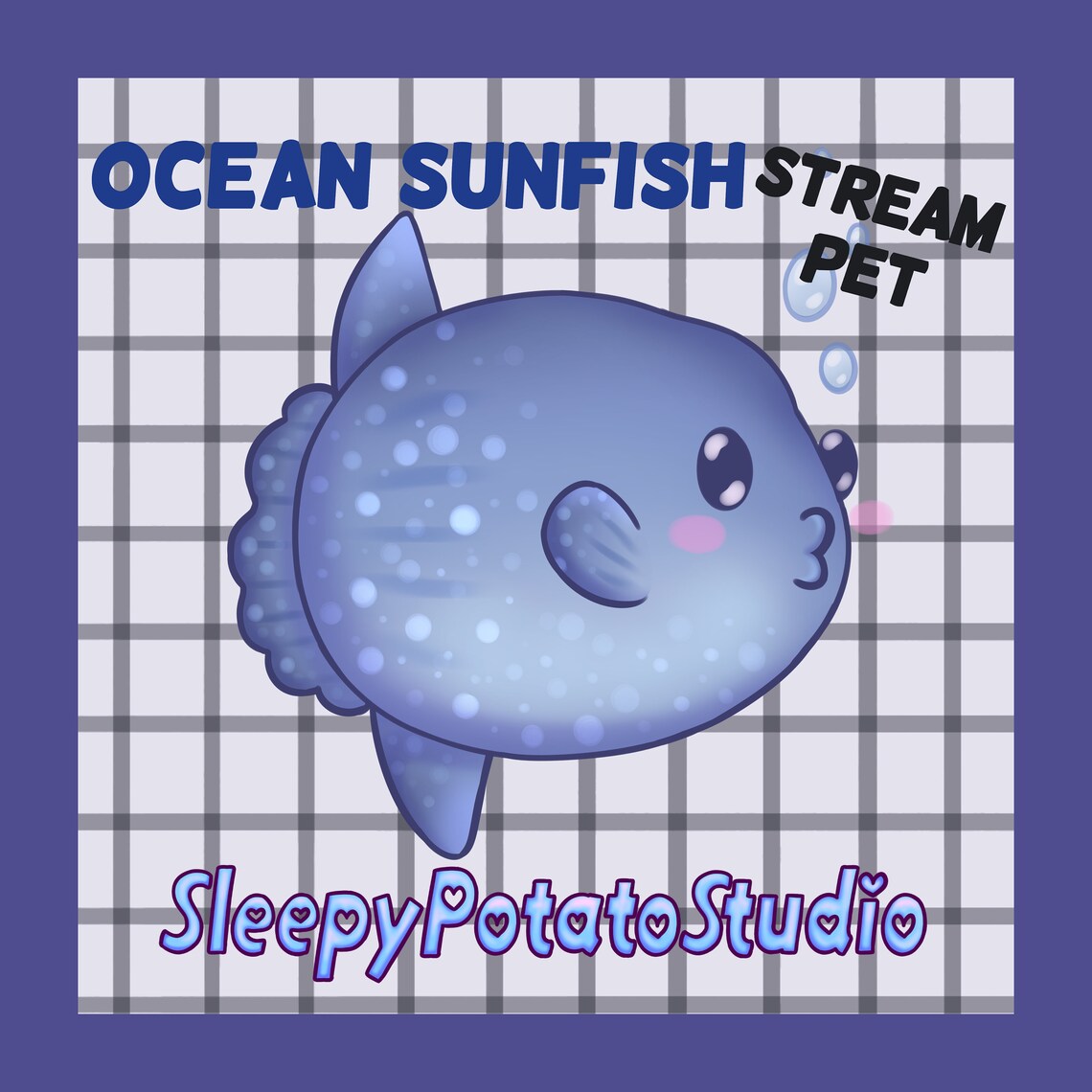 Ocean Sunfish Animated Stream Pet - Etsy