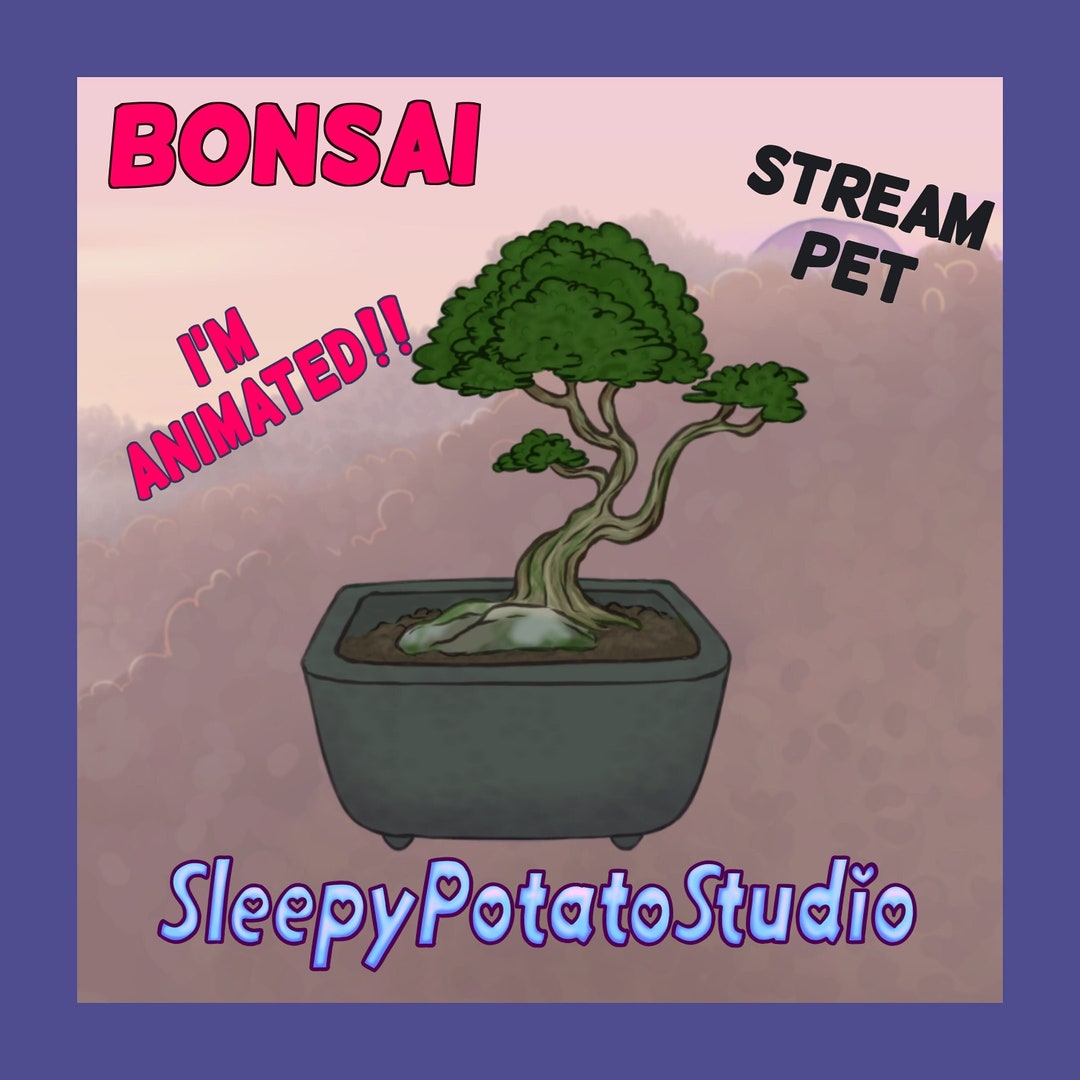 Bonsai Tree Animated Stream Pet - Etsy