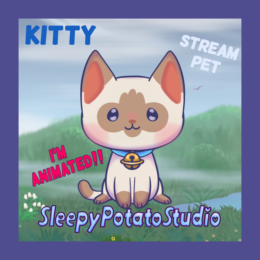 Kitty Animated Stream Pet Idle - Etsy