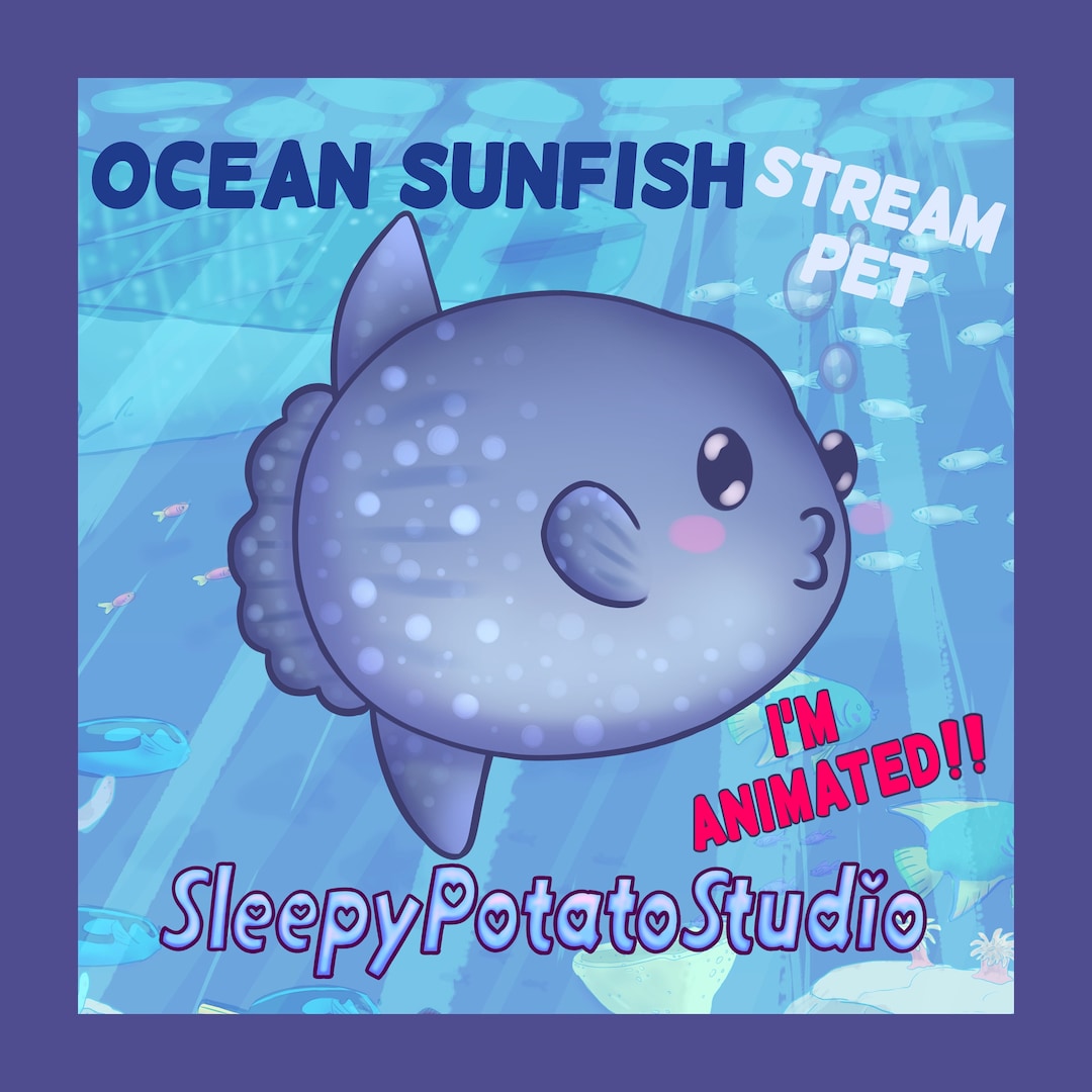 Ocean Sunfish Animated Stream Pet - Etsy