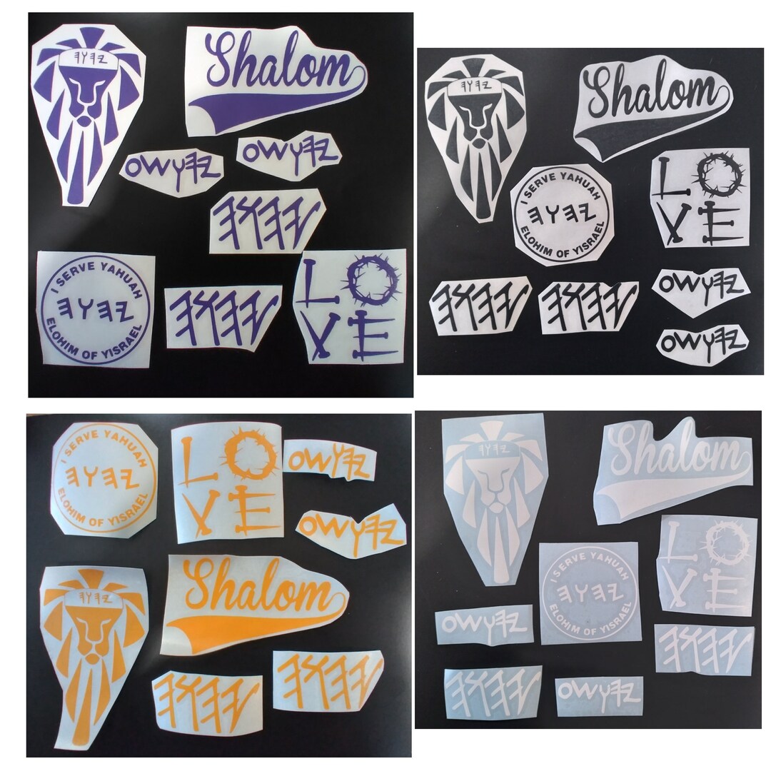 Decal Set of 8 Bulk - Etsy