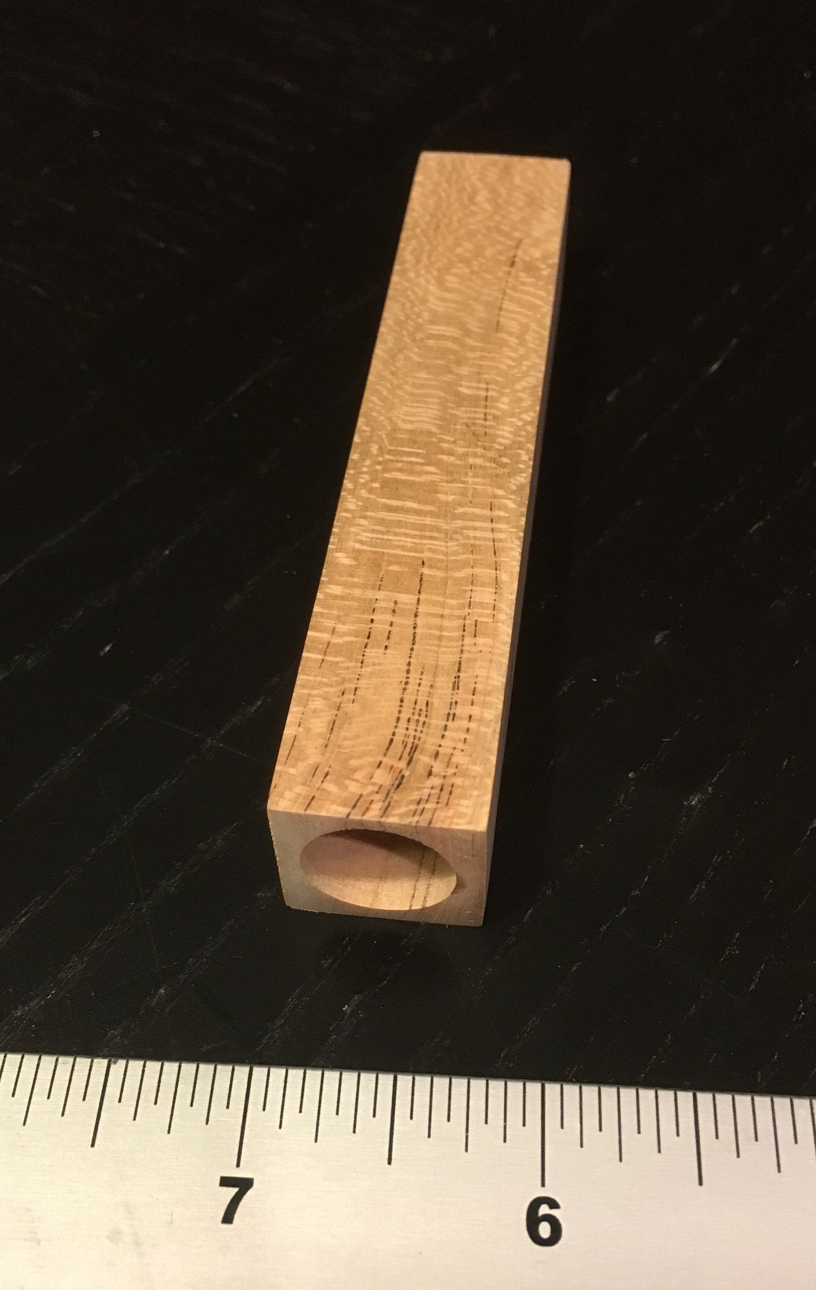 Tubo de madera Rectángulo Espaltado Cereza Chillum 4 pulgadas | Etsy