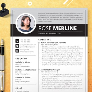 Creative HR Resume Template With Cover Letter , Professional CV ...