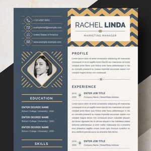Creative Resume Template Word / Modern Resume Template | CV ...