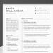 Clean Resume / CV Template With MS Word Cover Letter - Etsy