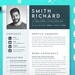 Clean and Modern Resume Template Word | CV Template + Cover Letter ...