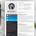 Clean Resume / CV Template With MS Word Cover Letter for Photographer ...