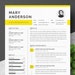 Creative Resume | Modern Resume Template | Cover Letter, Word, Mac,a4 ...