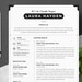 2 Page Professional Simple Graphic Designer Resume Template | Word ...