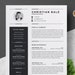 Resume Template CV Cover Letter - Etsy