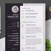 Black Clean Resume Template / Professional CV Template 2021 - Etsy