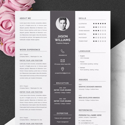 RESUME TEMPLATE - Etsy