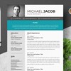 Modern Resume Template for Word, Apple Pages - Etsy
