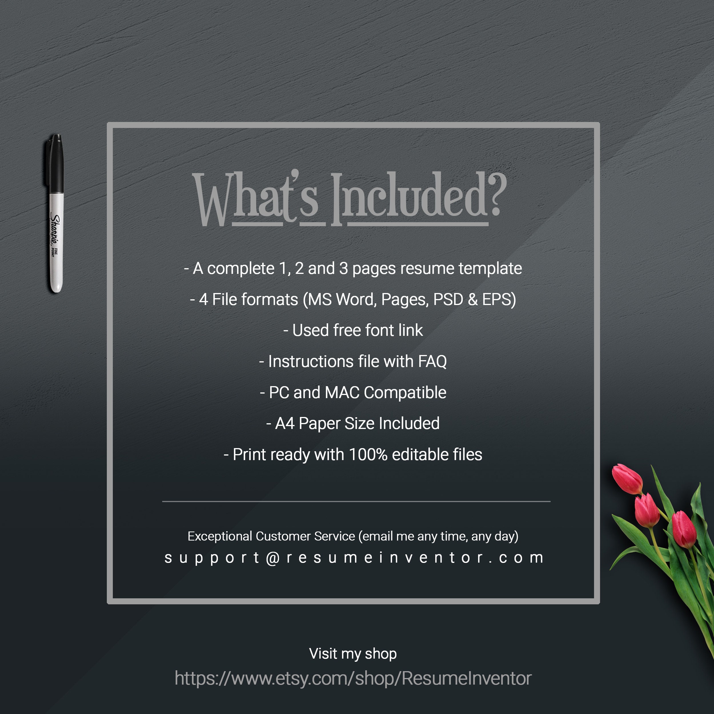 Curriculum Vitae / MS Word CV Resume Design Template Instant Download ...