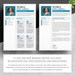 Professional Resume Template With Clean Design and Modern Layout ...