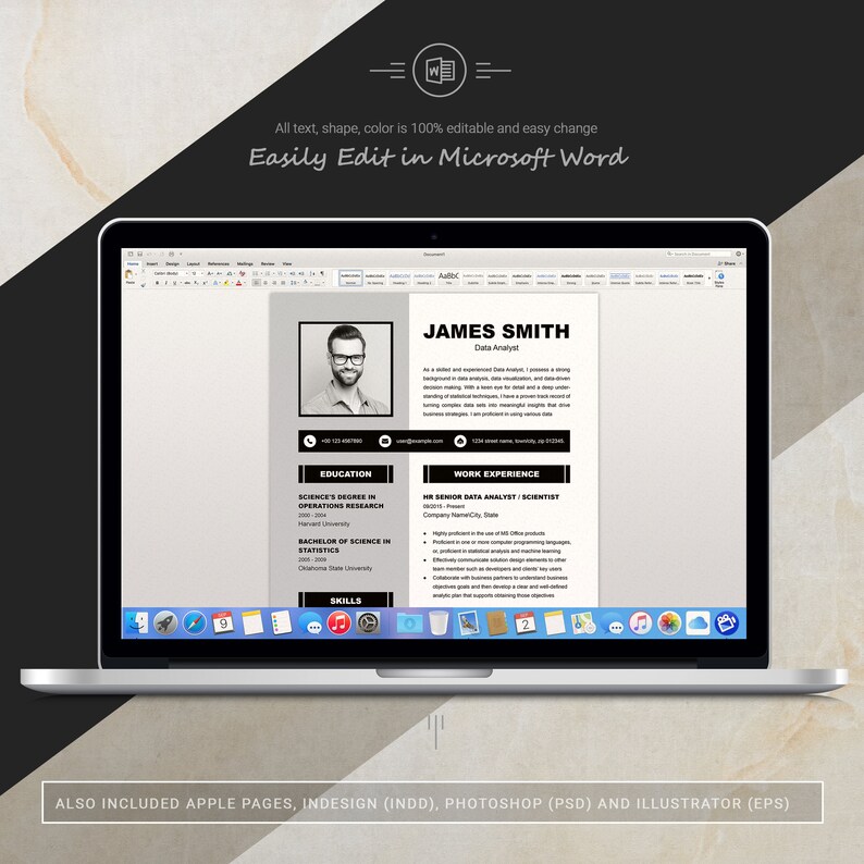 Unique Resume and CV Design, Stand Out From the Competition ...