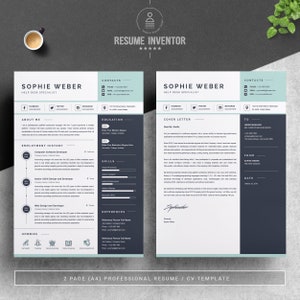 Resume Template - Etsy