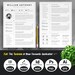 Creative Resume Modern Resume Template Cover Letter, Word, Mac,a4, CV ...