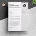 Clean Resume Template Simple Black and White Professional Resume ...
