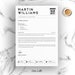 Clean Resume / CV Template With MS Word Cover Letter - Etsy