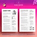 Professional Resume Template Modern CV Design Creative Job - Etsy