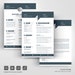 Professional Resume / CV Design Template 2 Pages MS Word Apple Pages ...