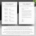 CV Resume Template With Photo, Paper Stationery, CV Template, Modern ...
