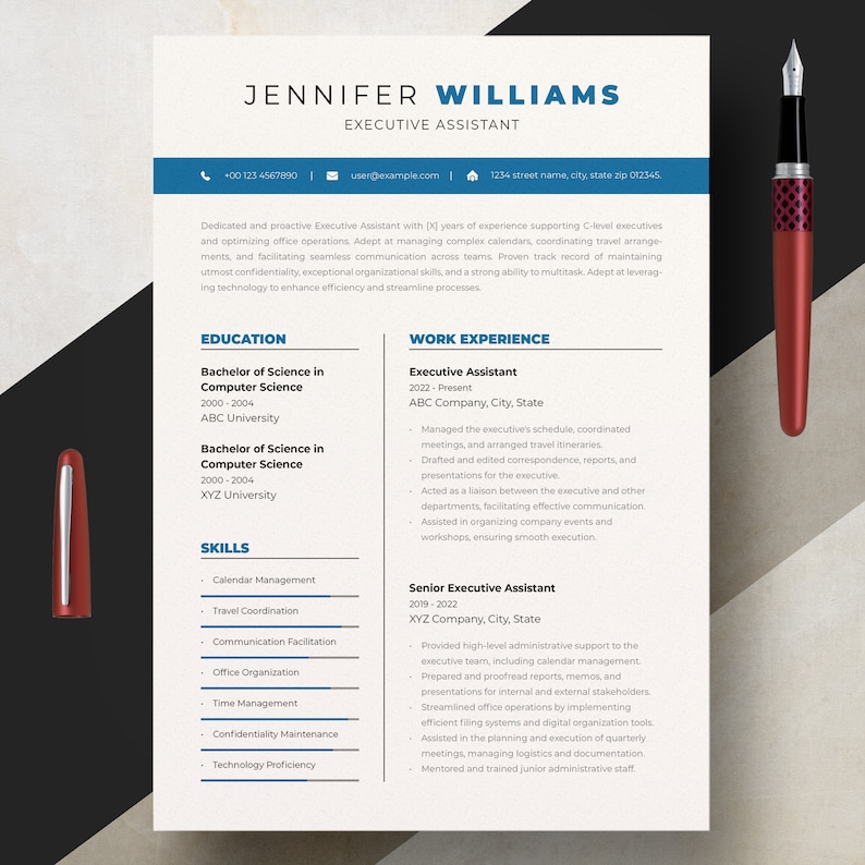 Creative Resume Title, Eye-catching CV Template, Stand Out From the ...