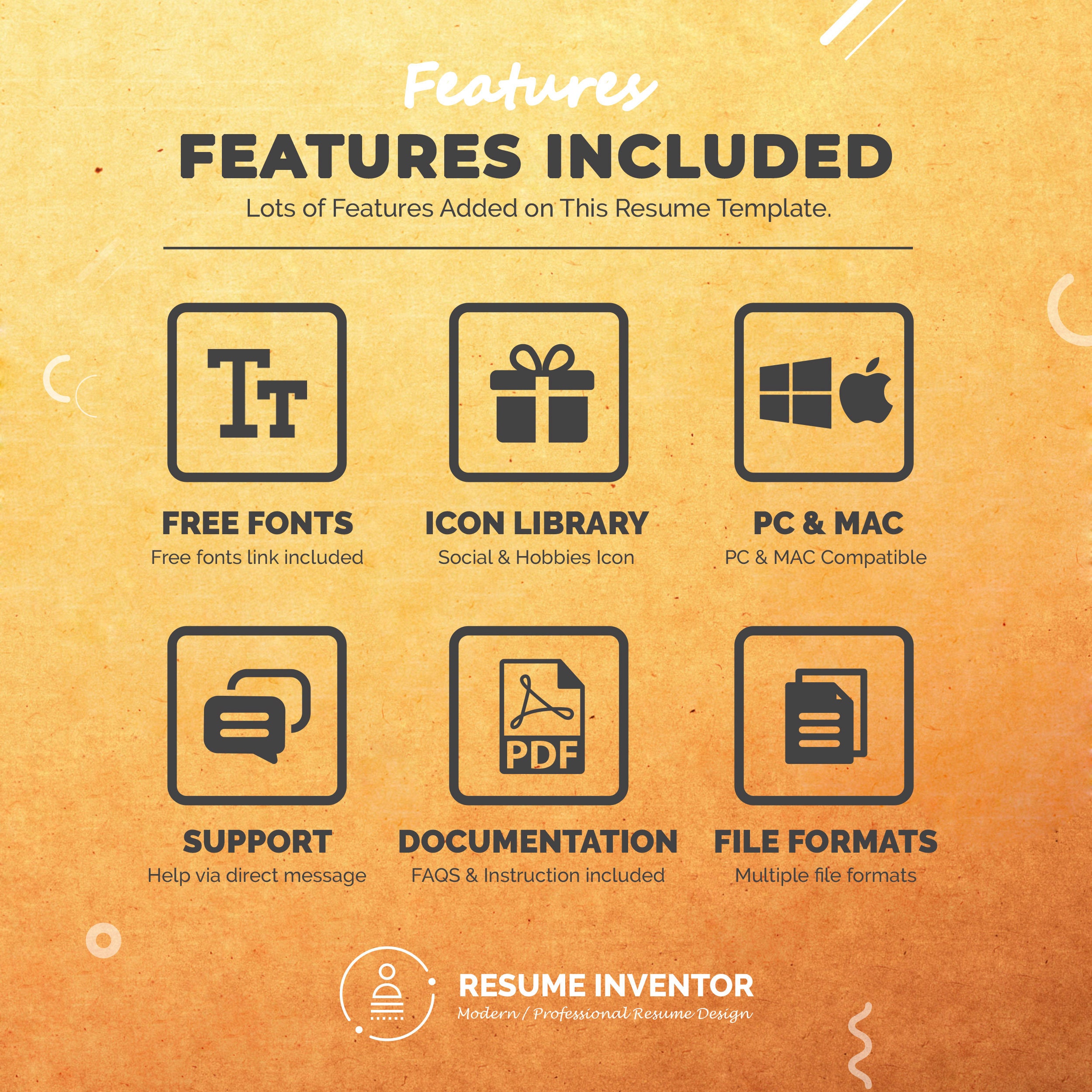 Creative HR Resume Template With Cover Letter , Professional CV ...