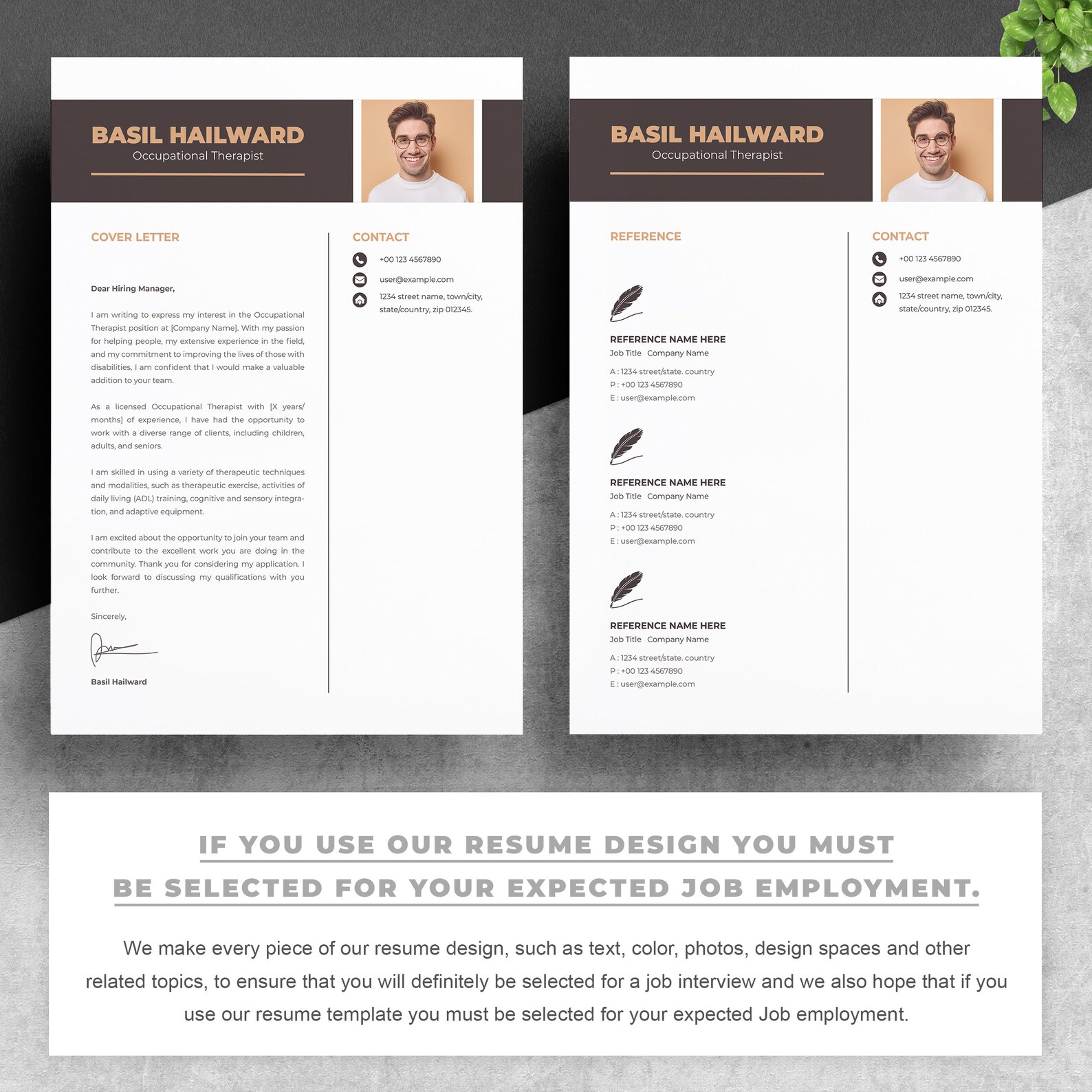 Professional Resume / CV Templates Modern Design Instant - Etsy