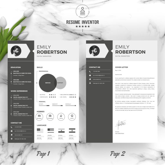 Modern Infographic Resume Free Download