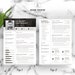Creative Resume Modern Resume Template Cover Letter, Word, Mac,a4, CV ...