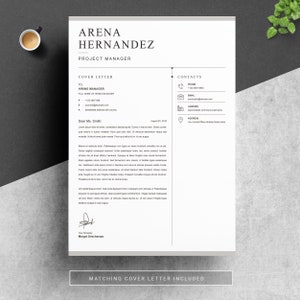 Professional Resume Template | MS Word CV Design | 2 Pages Best ...