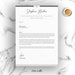 Clean Resume / CV Template With MS Word Cover Letter - Etsy