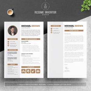 Minimalist Resume/cv Title Bar, Sleek Name Tag Holder, Elegant Desk ...