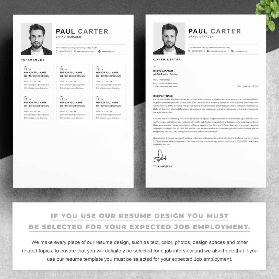 Resume Template Download for Word Resume Inventor Simple and Clean ...