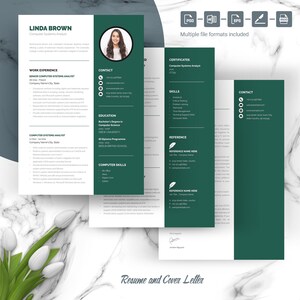 Elegant Resume CV Template, Sophisticated Job Application, Classic ...
