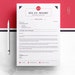 Modern and Clean Resume Template 4 Pages With 2 Style MS Word Templates ...
