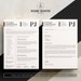 One Page Clean Resume With Cover Letter - Etsy