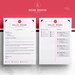 Modern and Clean Resume Template 4 Pages With 2 Style MS Word Templates ...