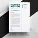Professional Resume Paper, Job Application Document, Career Portfolio ...