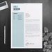 Modern Resume Template & Cover Letter for Microsoft Word 3 - Etsy