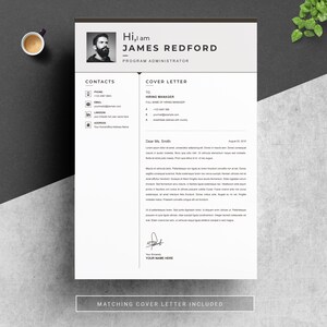 Professional Resume Template | MS Word CV Design | 2 Pages Best ...