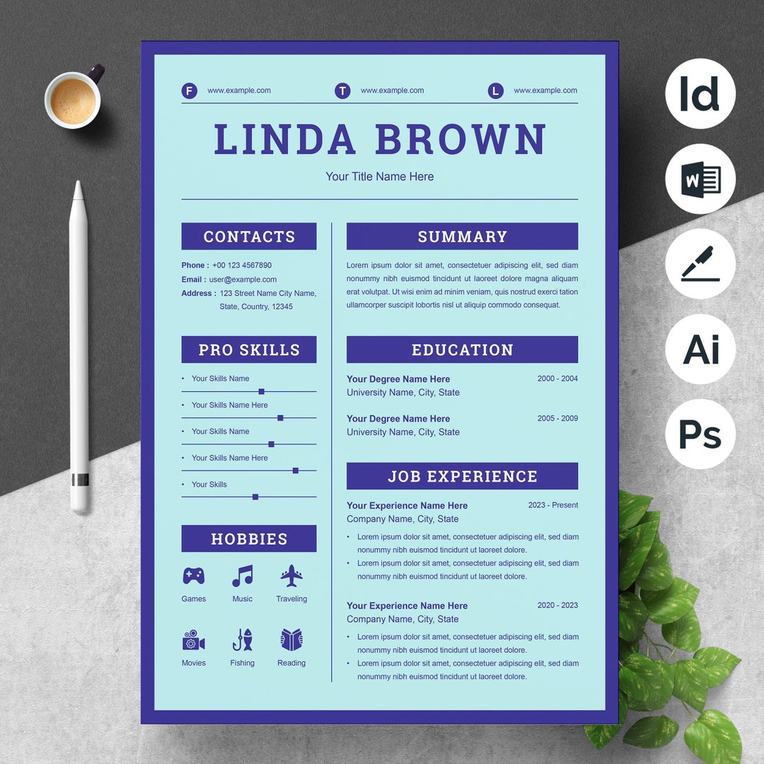 Leather Resume/cv Folio, Business Portfolio Binder, Interview Document ...