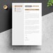 Minimalist Resume/cv Title Bar, Sleek Name Tag Holder, Elegant Desk ...
