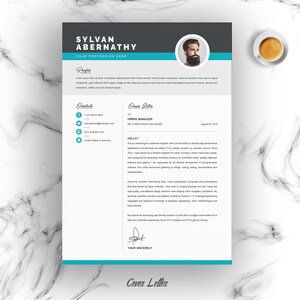 Clean CV / Word Resume Template With Cover Letter - Etsy