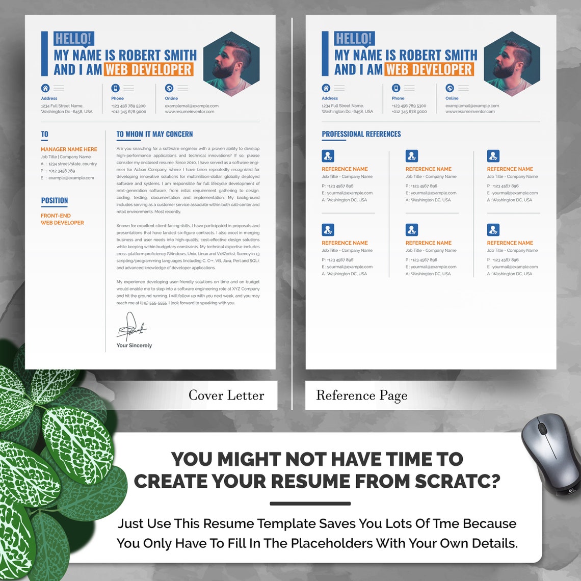 Programmer Resume Template for Word 1, 2 and 3 Page Resume Template ...