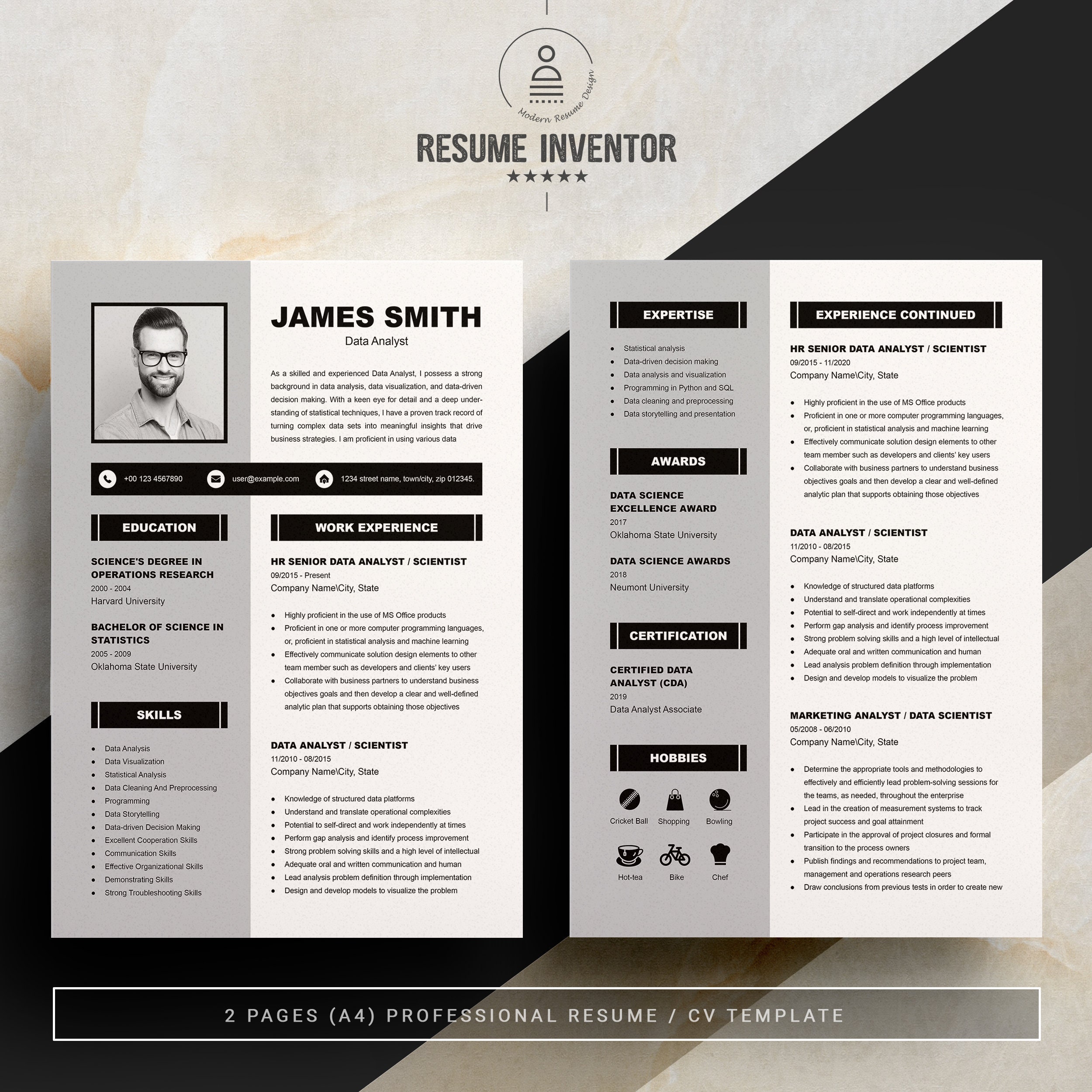 Unique Resume and CV Design, Stand Out From the Competition ...