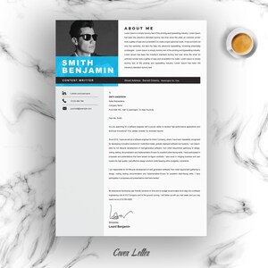 Creative Resume | Modern Resume Template | Cover Letter, Word, Mac,a4 ...
